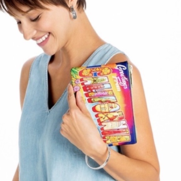 Brighton | Bags | Brighton Greetings From California Pouch Makeup Bag | Poshmark